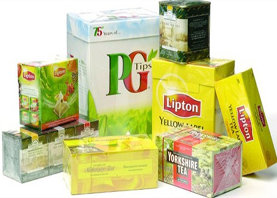 Tea Box Cellophane Wrapping Machine High Efficiency Overwrap Packaging Machine