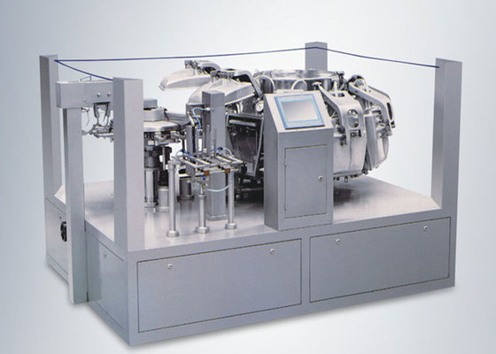 Bag Given Automatic Vacuum Packing Machine Double Rotary Plates Type