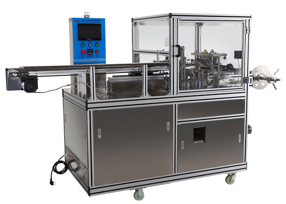 PLC Control Auto Packing Machine Cam Drive Toilet Soap Wrapping Machine