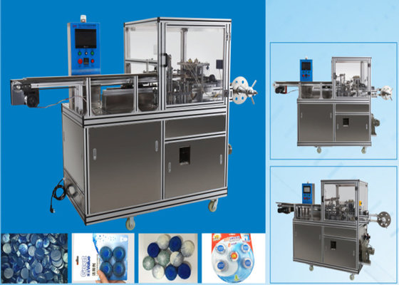 PLC Control Auto Packing Machine Cam Drive Toilet Soap Wrapping Machine