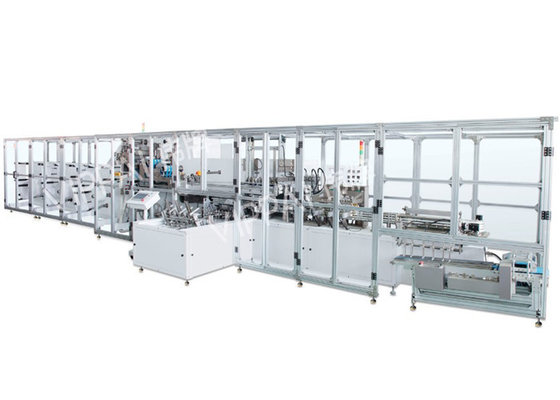 Stable Automatic Packing Line With DIY Mask UV Sterilization 80-100 Bags / Min