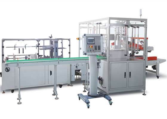 High Efficiency Automatic Case Packer 80-500 Bottles / Min Approve To CE Standard