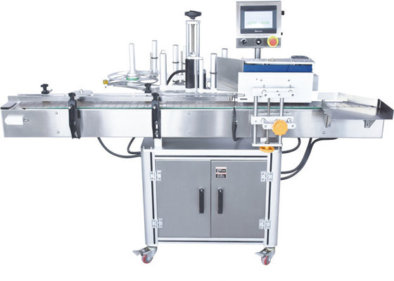 Full Automatic Bottle turntable / filling / rotary capping / bottle labelling machine
