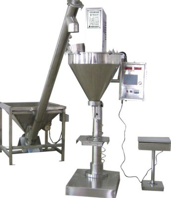 China Vertical Semi-Automatic Packing Machine for Coffee Powder / Milk , Feeding Elevator supplier