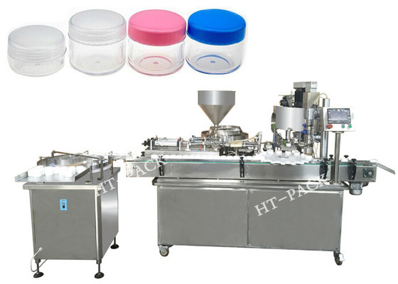 Cosmetics Bottle / Jar Liquid Filling Equipment 10-60ml 220V / 50HZ supplier