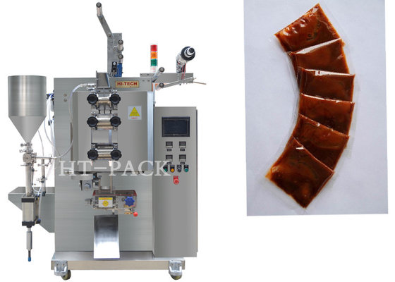 PET / PE Four Side Sachet Sauce / Cream / Shampoo Packing Machine supplier