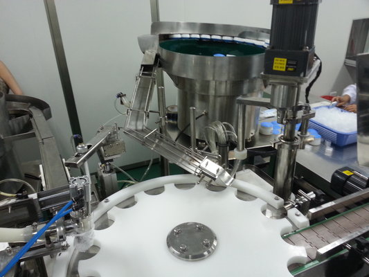 Cosmetics Bottle / Jar Liquid Filling Equipment 10-60ml 220V / 50HZ supplier