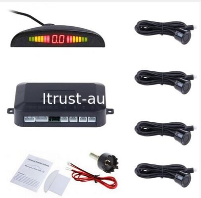 Car Auto Parktronic LED Parking Sensor With 4 Sensors Reverse Backup Car Parking Radar