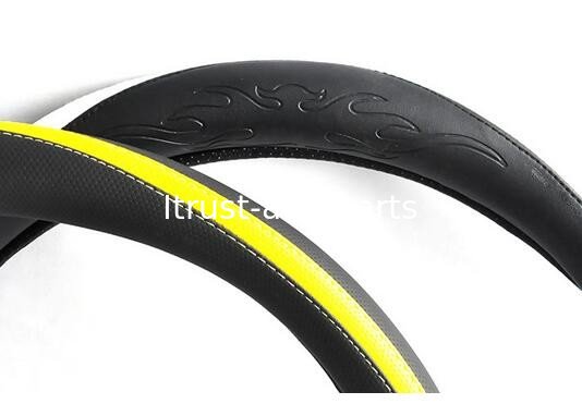 PU steering wheel cover hand made car cover hot sale good quality