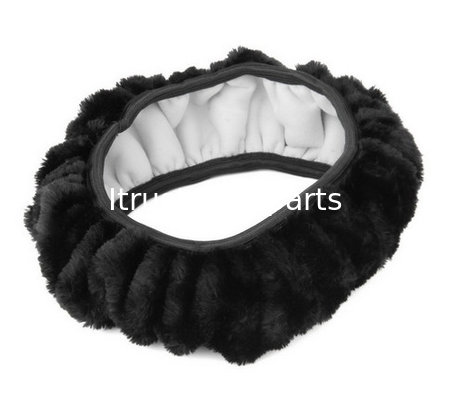 Steering Wheel Cover Artificial Wool  Winter Plush Steering Wheel Cover