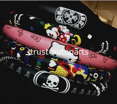 cartoon car steering wheel hubs cover 2016 new arrival 38cm UNIVERSAL