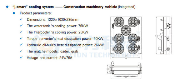 Hot Sale Oil Saving Auto Temperature Control System  for Construction Machinery Loader with best price