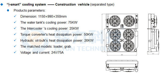 Hot Sale Oil Saving Auto Temperature Control System  for Construction Machinery Excavator with best price