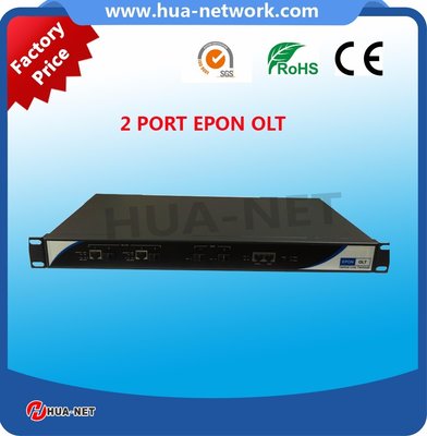 1U rack 8 Ports EPON OLT With SFP for Passive Optical Network FTTH