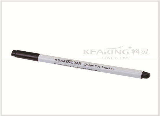 Oil based ink 1.0mm fiber tip permanent non washable quick dry marker with black ink QB10