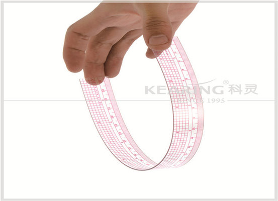 1'' X 12'' / 30cm Plastic Pattern Making Ruler Kearing  with Grids