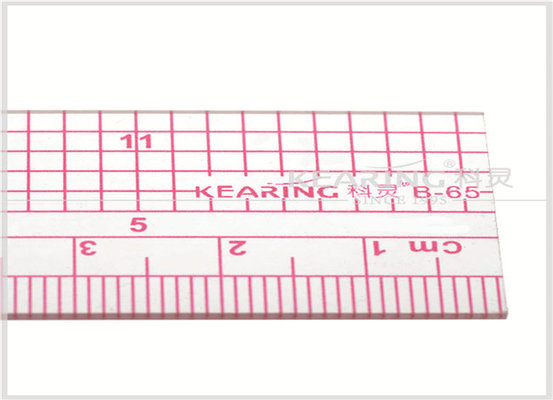 Kearing12 inch pattern making ruler flexible plastic grading rulers for fashion design B-65