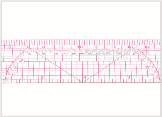 B-56  fashion design Ruler flexible plastic 8 inch 1.2mm Thickness