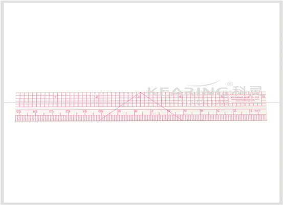 6'' / 15 cm Durable Plastic Kearing Graph Ruler Sandwich Line B-55