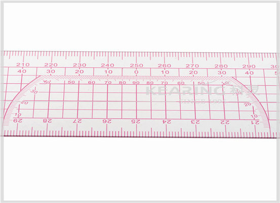 50 cm Clear Plastic Multi Use Pattern Making Ruler ( Sandwich Line ) Lifetime Guaranteed # 8004