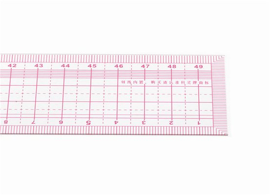 Kearing Durable Plastic 50 CM Pattern Grading Ruler Fashion Design Grading Rulers For Sewn