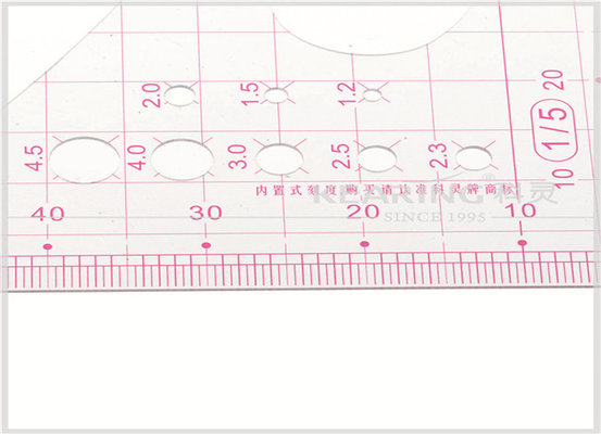 Plastic Triangle Engineer Scale Ruler for sewing market  # 8515