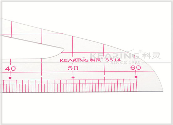 Kearing  Plastic Triangle Scale Ruler for sewing market  8514