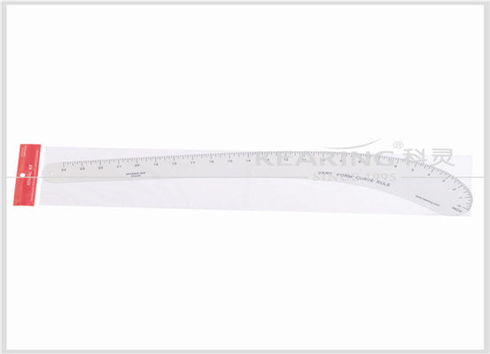 Silver Grey Broadsword shape French Curve Ruler 6224A for Lapel / Elbow