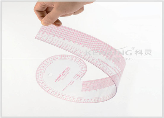 Kearing Multi - use Plastic Vary Form Curve Ruler Metric French Curve # 6505