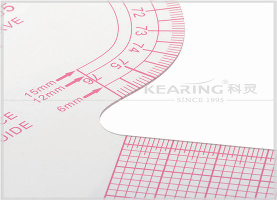 Kearing soft flexible plastic Vary Form Curve Ruler for Fashion Design # 6505