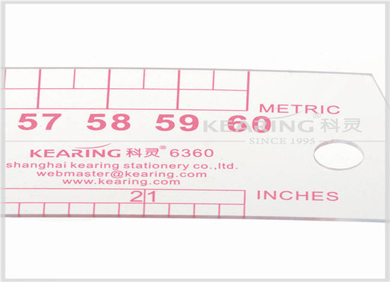 60 cm Stick Curve Plastic Vary Form Curve Ruler ( Sandwich Line ) for Sew Area # 6360