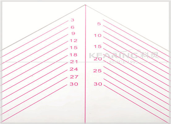 Grading triangle Patchwork Quilting Rulers with seam allowance 2.5mm and 3.0mm T045