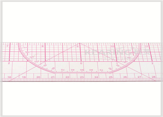 Kearing Inch 18'' Straight Pattern Making Ruler 45cm Fashion Design Ruler # 8095
