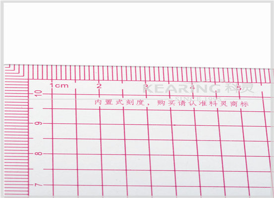 Fashion Design Flexible Square Quilting Ruler ( 1.2mm Thick ) 11 * 15 cm For Pattern Making # 8010