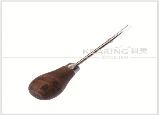 Sew Tailor Garment Ruler Wooden Handle Clicker Awl Calabash handing Metal Awl