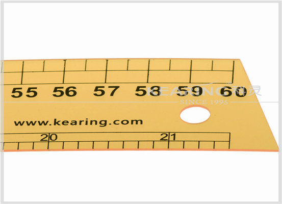 Kearing brand 1.2mm thickness 60cm screen printing plastic garment ruler for fashion student# 6360B