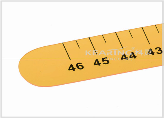Kearing brand 1.2mm thickness 46cm screen printing plastic garment ruler for fashion design# 6346B