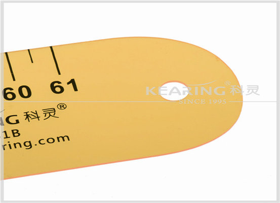 Kearing brand 61cm screen printing plastic garment ruler for fashion design# 6261B