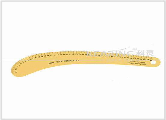 Kearing brand 1.2mm thickness 48cm screen printing plastic garment ruler for pattern making# 6248B