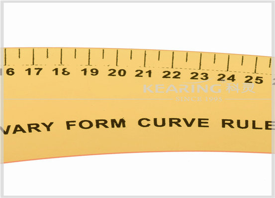 Kearing brand 1.2mm thickness 48cm screen printing plastic garment ruler for pattern making# 6248B