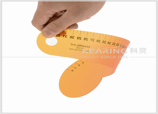 Kearing brand 1.2mm thickness 32cm screen printing plastic garment ruler for fashion student# 6132B