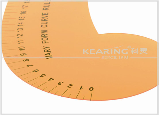 Kearing brand 32cm screen printing plastic garment ruler for fashion student# 6132B