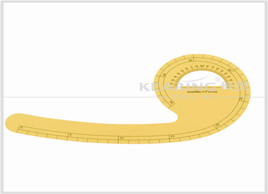 Kearing brand 1.2mm thickness screen printing plastic French curve ruler for fashion design # 6045B