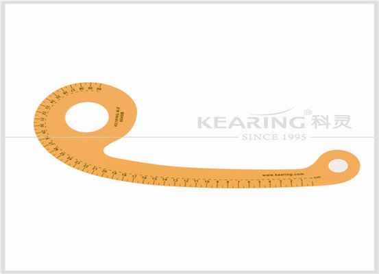 Kearing brand 40cm 1.2mm thickness screen printing plastic garment ruler for pattern making# 6040B