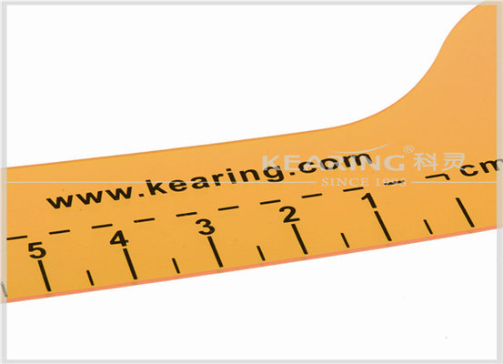 Kearing brand 40cm screen printing plastic garment ruler for pattern making# 6040B