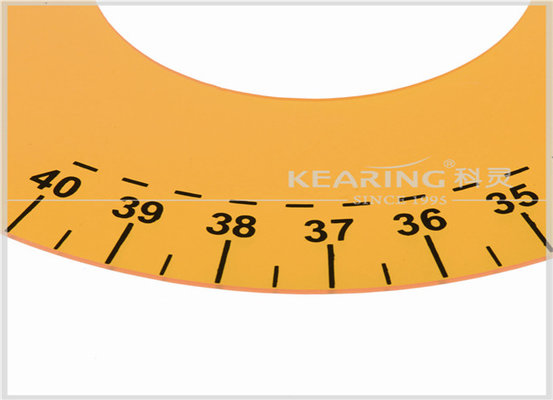 Kearing brand 40cm screen printing plastic garment ruler for pattern making# 6040B