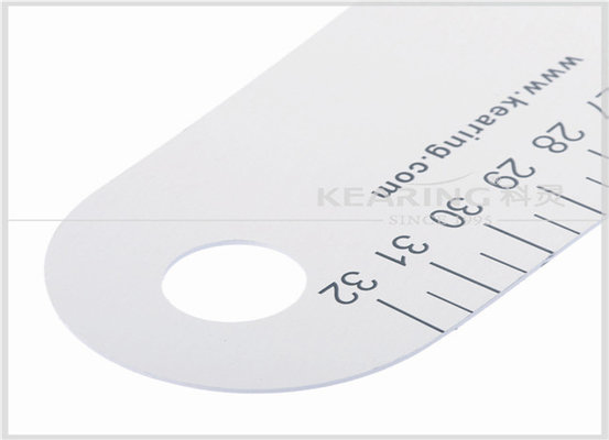 Kearing brand 32cm screen printing metal garment ruler for pattern making# 6132A