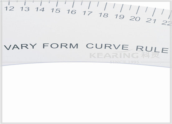 Kearing brand 32cm screen printing metal garment ruler for pattern making# 6132A