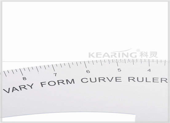 Kearing brand screen printing 12inch metal garment ruler for pattern making# 6112A