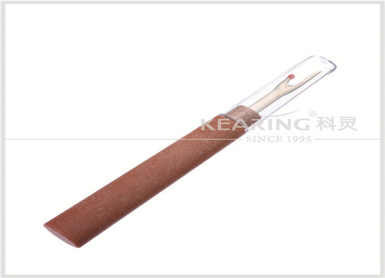 Seam Ripper with Big Wood Color Plastic Handle for Removing Sew Fabric Stitches # SR112